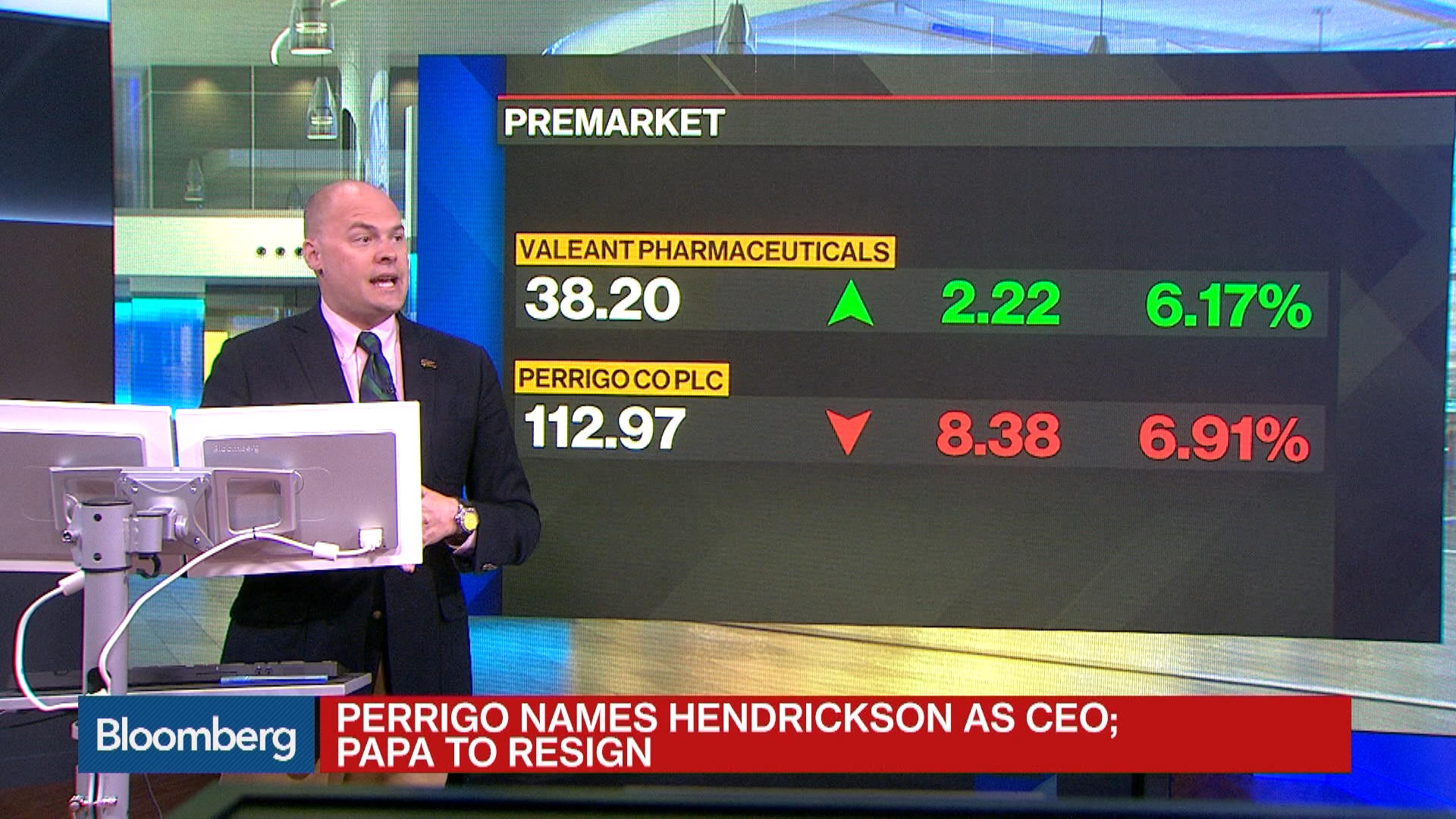 Perrigo Elevates Hendrickson to CEO, Replacing Papa