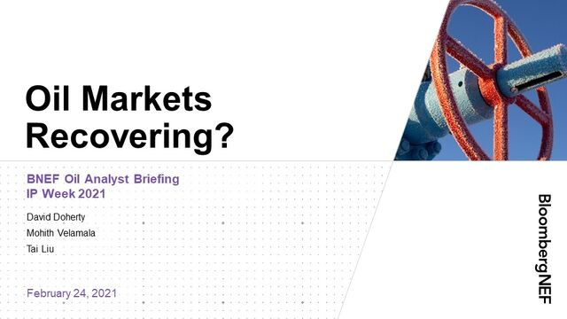 Webinar: BNEF Oil International Petroleum Week 2021 | BloombergNEF