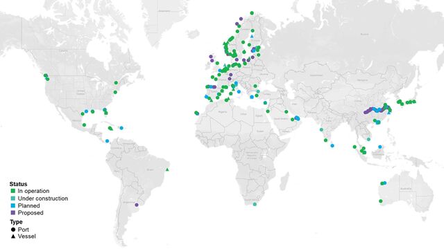 Global LNG Bunkering Asset Database | BloombergNEF