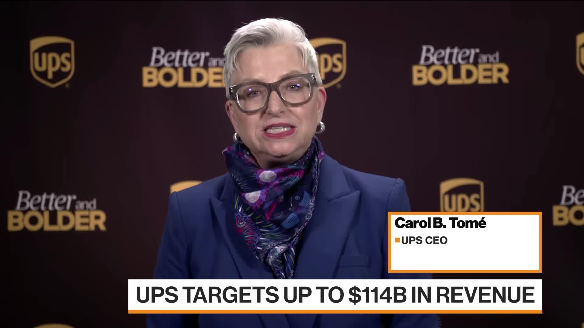 Watch UPS CEO Tomé on Growth Plans, Cost Cuts, Bridge Collapse - Bloomberg