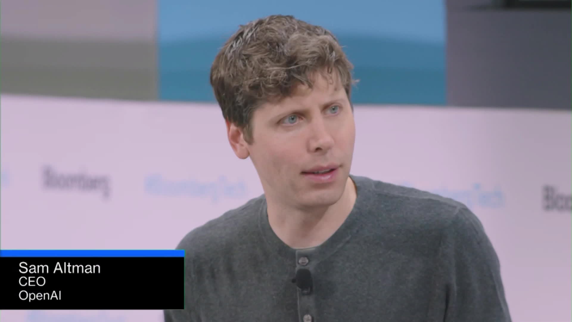 Watch OpenAI CEO Sam Altman on the Future of AI - Bloomberg
