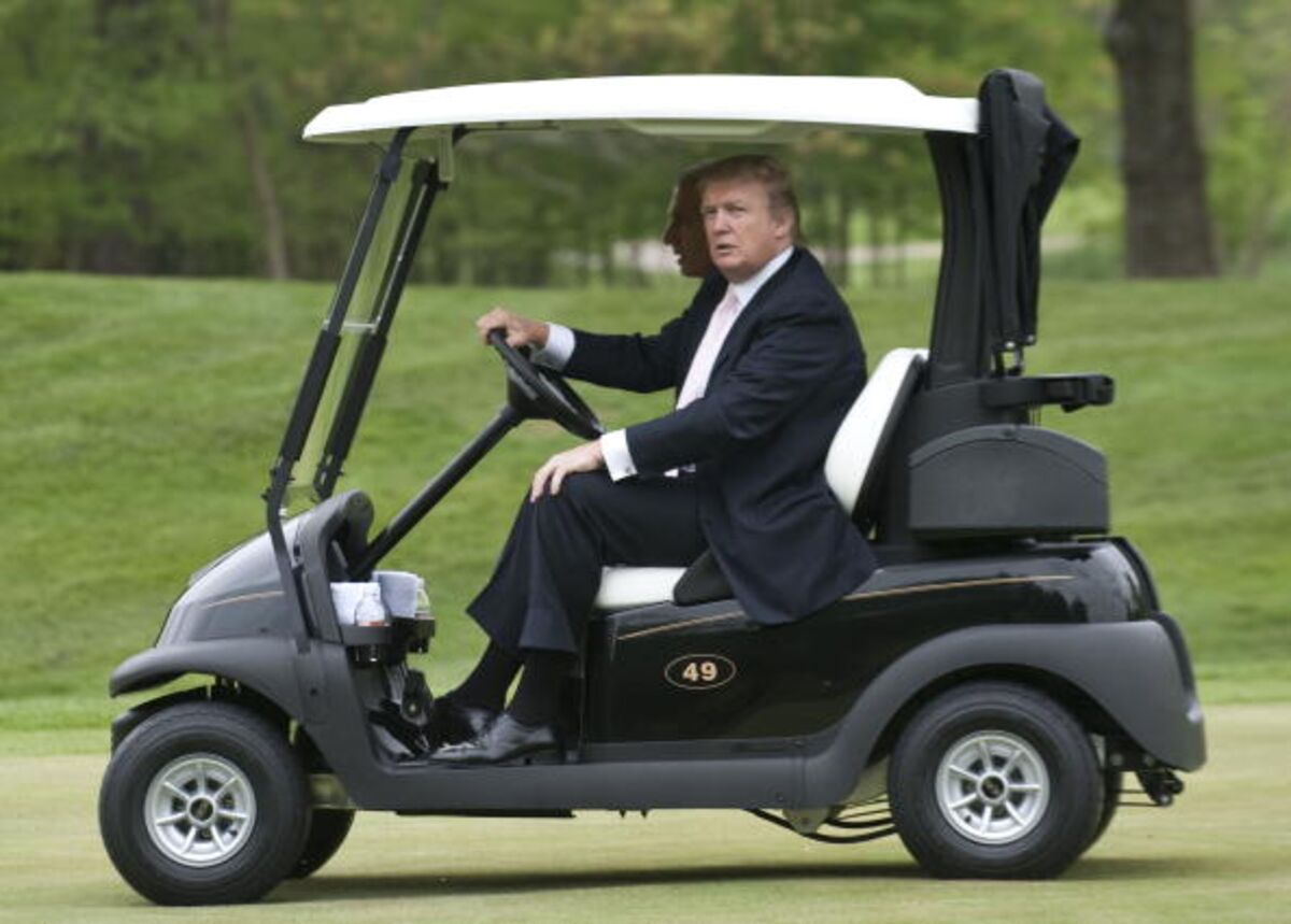 Trump's Golf Course Believes in Global Warming - Bloomberg