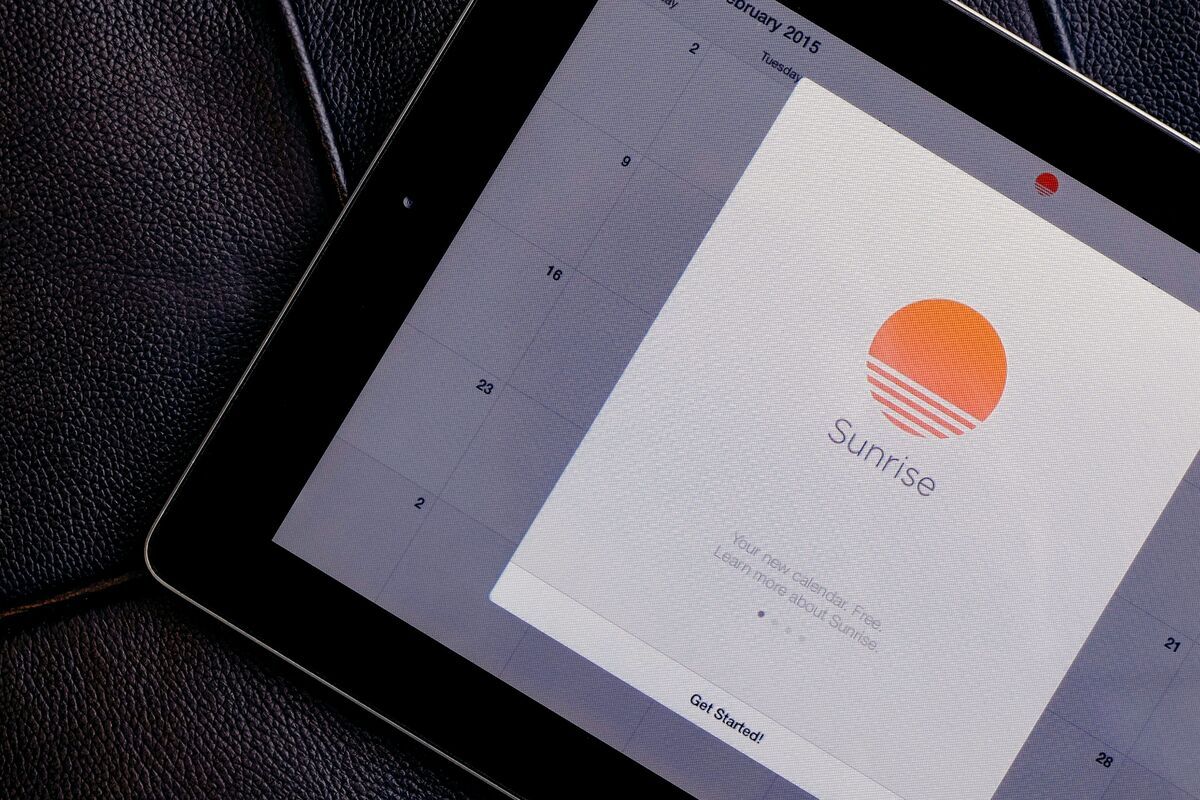 Microsoft Said to Buy Sunrise App for About $100 Million - Bloomberg
