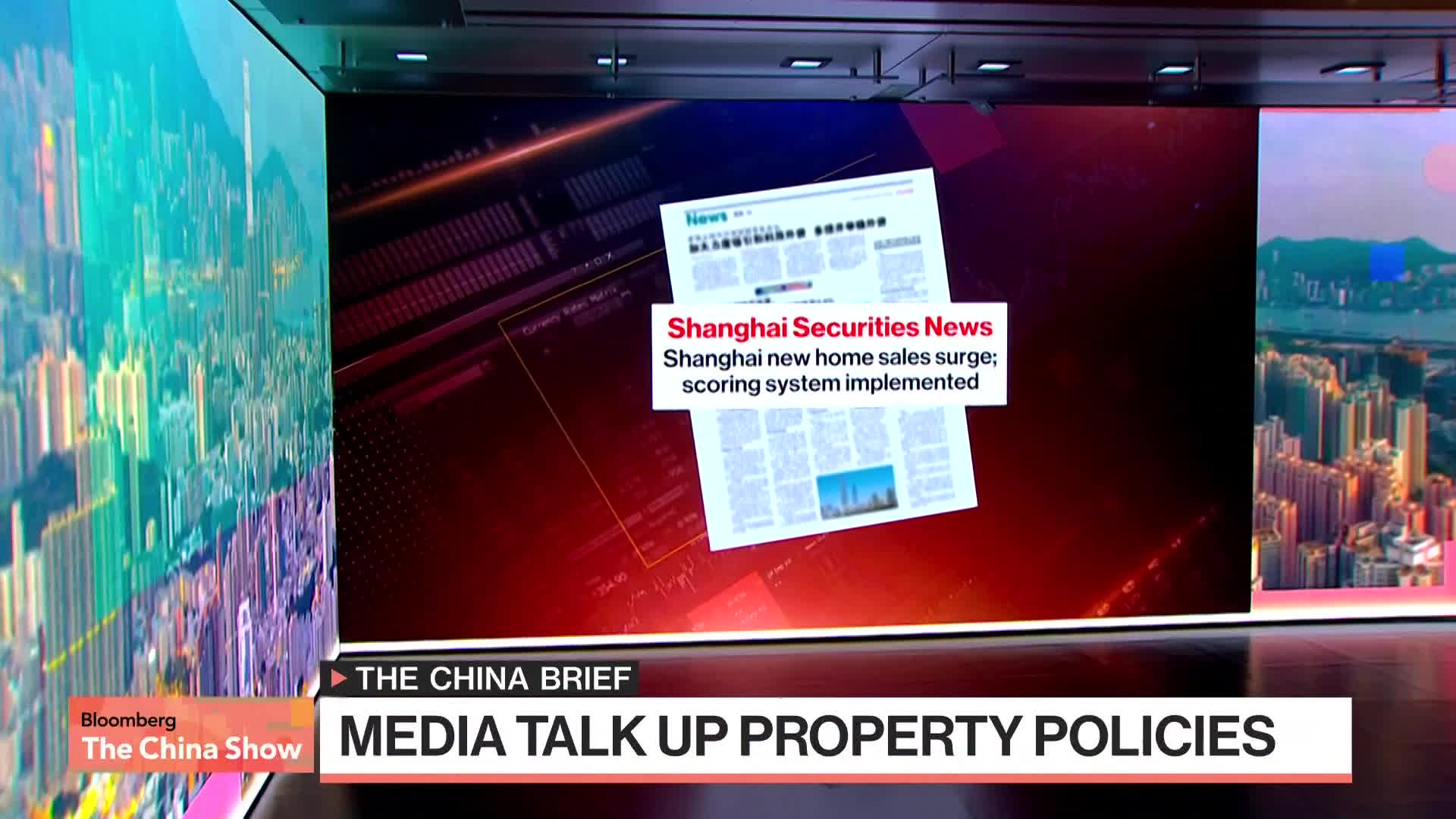 Watch China State Media Tout Property Easing Policies - Bloomberg