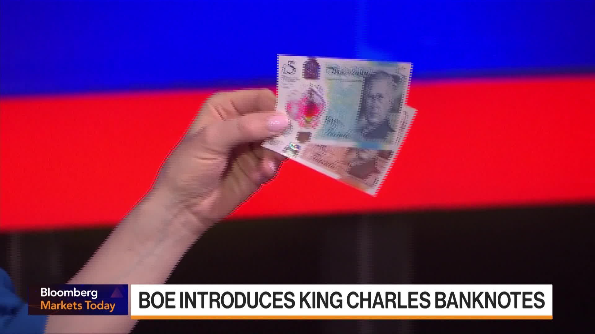 Watch UK Banknotes Featuring King Charles Enter Circulation - Bloomberg