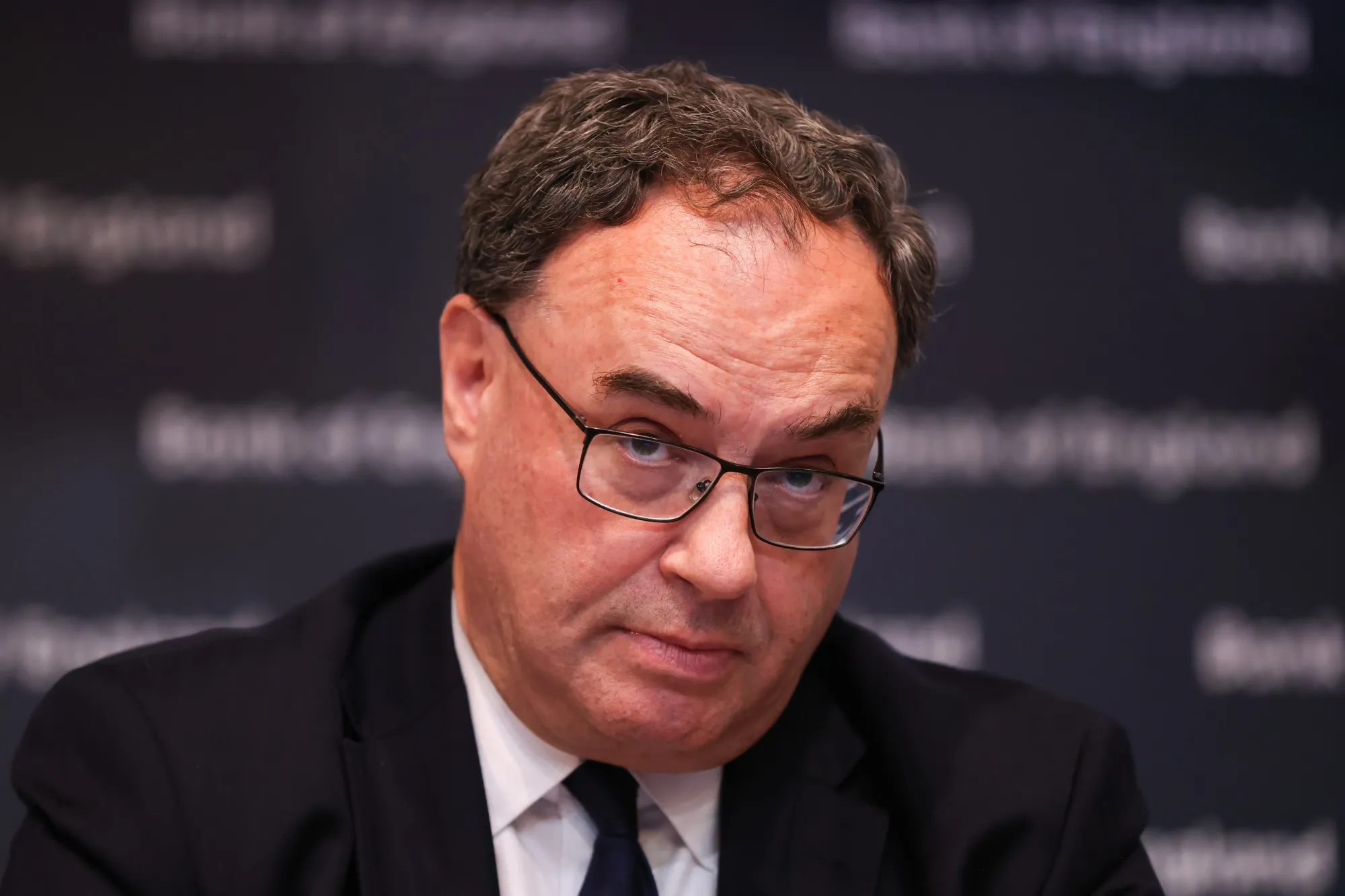 Bank of England Gov. Andrew Bailey Discusses Huw Pill's 'Choice of ...