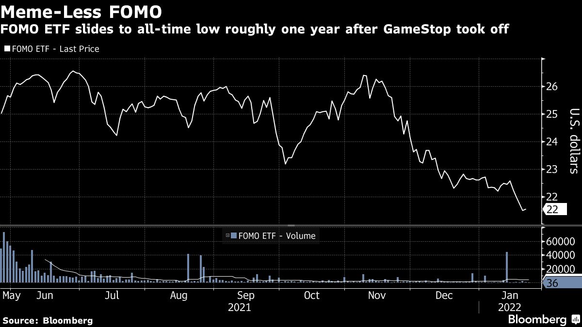 Meme-Stock ETF Is Now So Dull Manager Says It ‘Puts Me to Sleep ...
