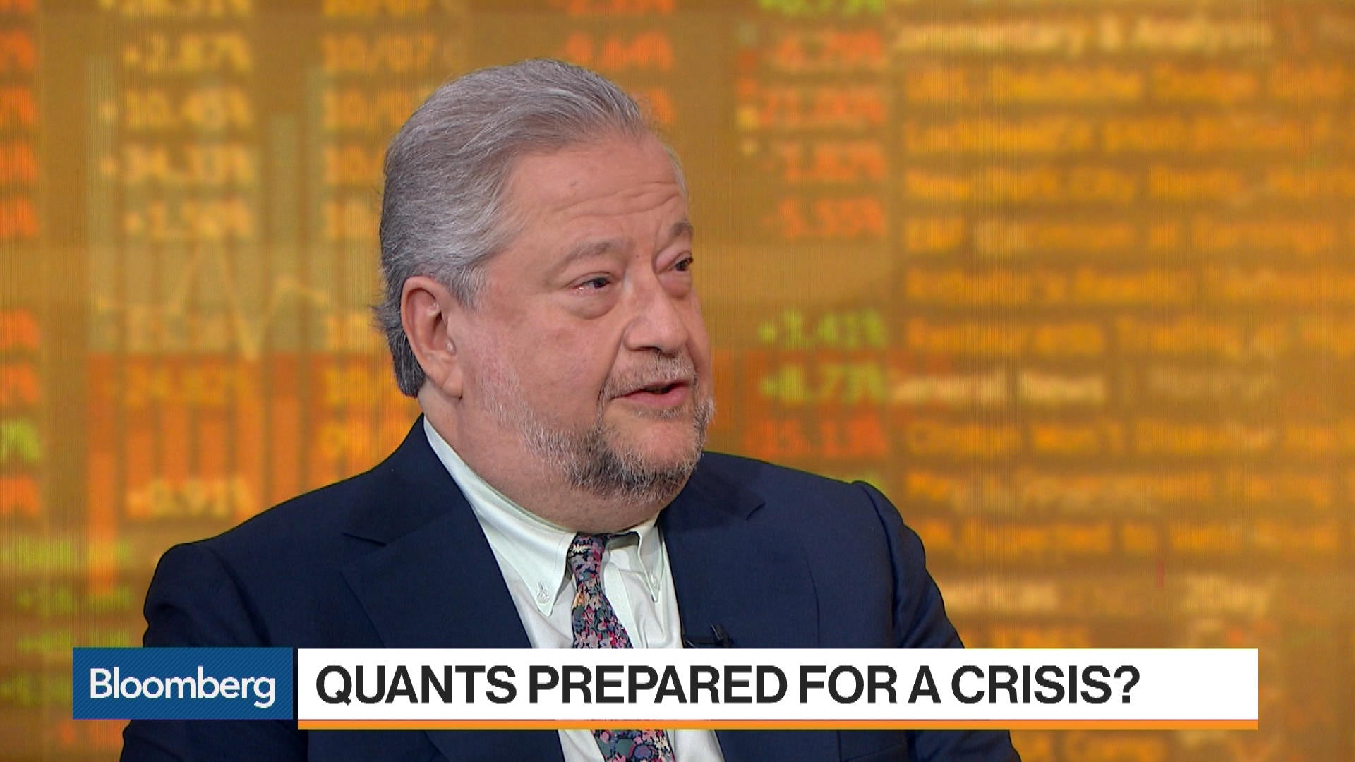 Watch How a Quant Fund Crisis Might Impact Markets - Bloomberg