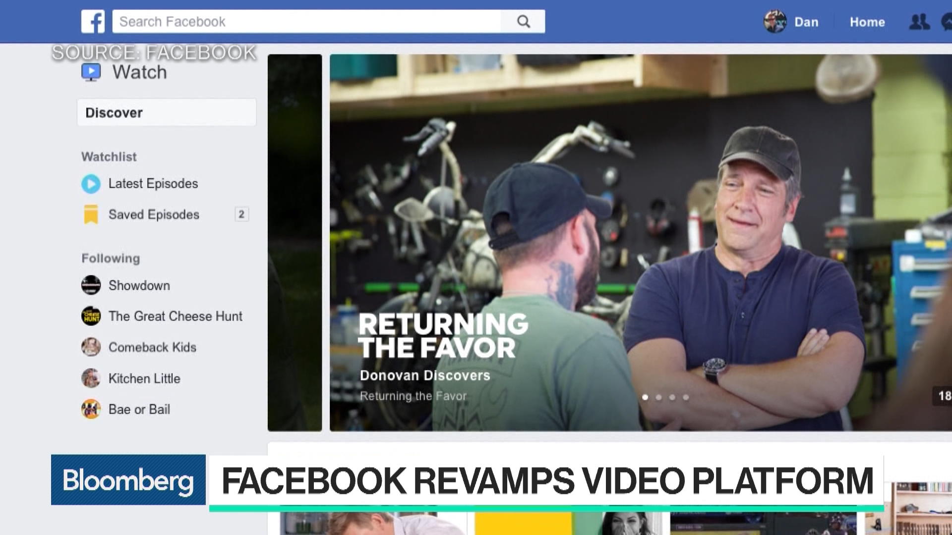 Watch Facebook Revamps Video Platform, Introduces 'Watch' (Video ...