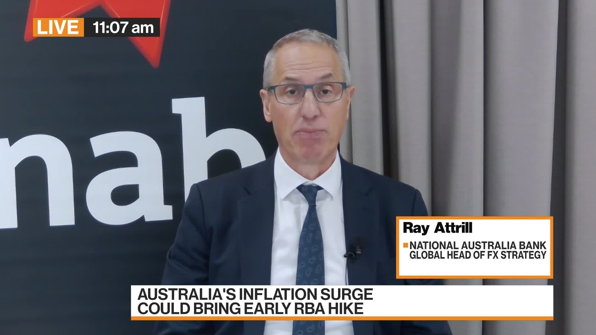 Watch NAB'S Attrill on FX Strategies - Bloomberg