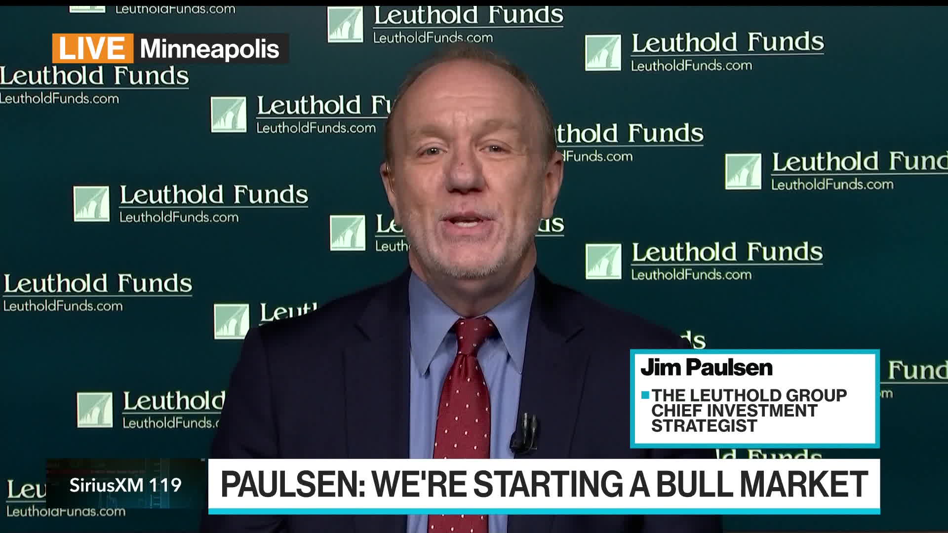 Watch ‘A New Bull Market Has Begun,’ Says Leuthold’s Paulsen - Bloomberg