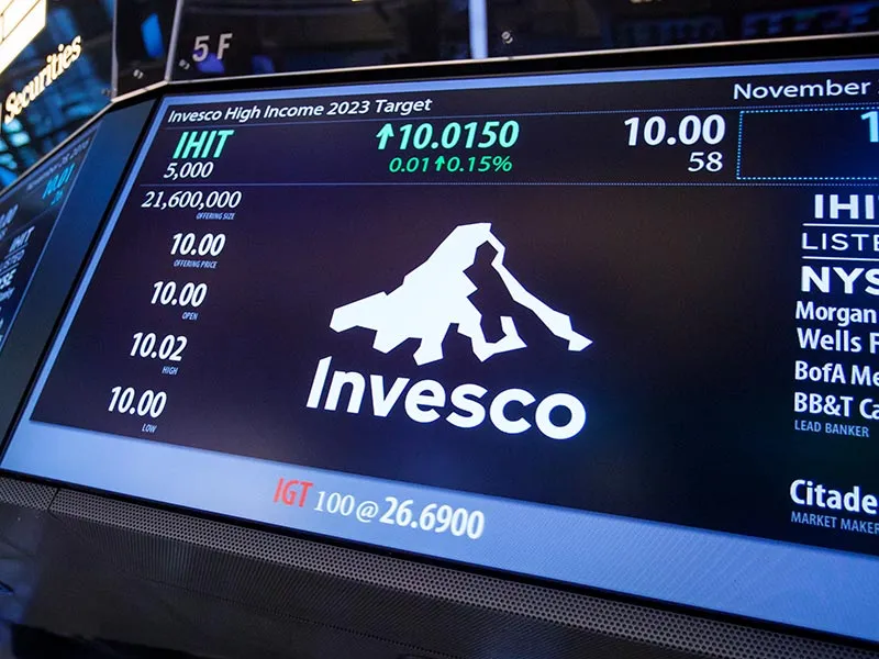 Invesco Wants to Combat Front-Runners With Nontransparent ETFs - Bloomberg