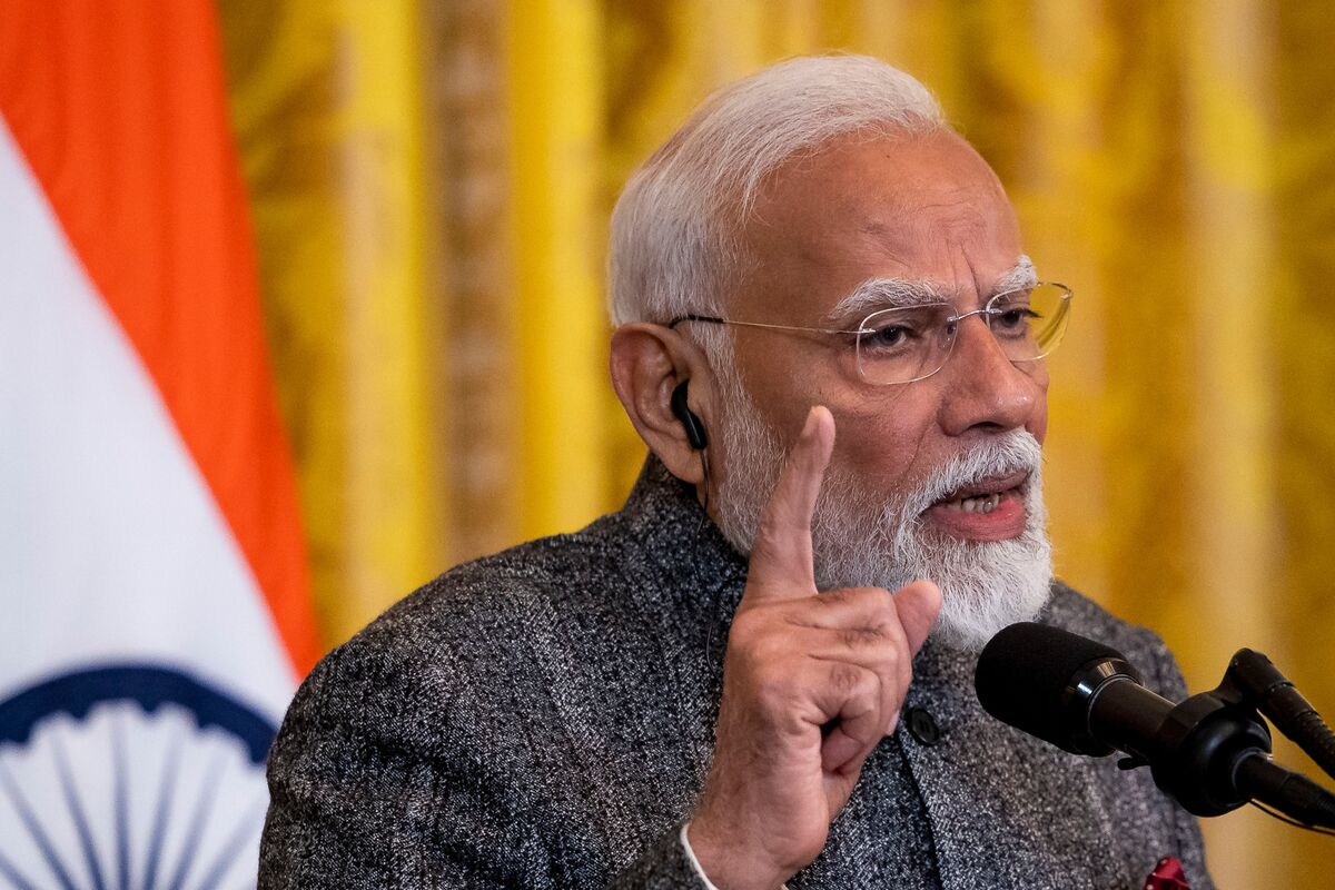 Modi Touts Growth, Bid to Lead Global South Ahead of BRICS - Bloomberg