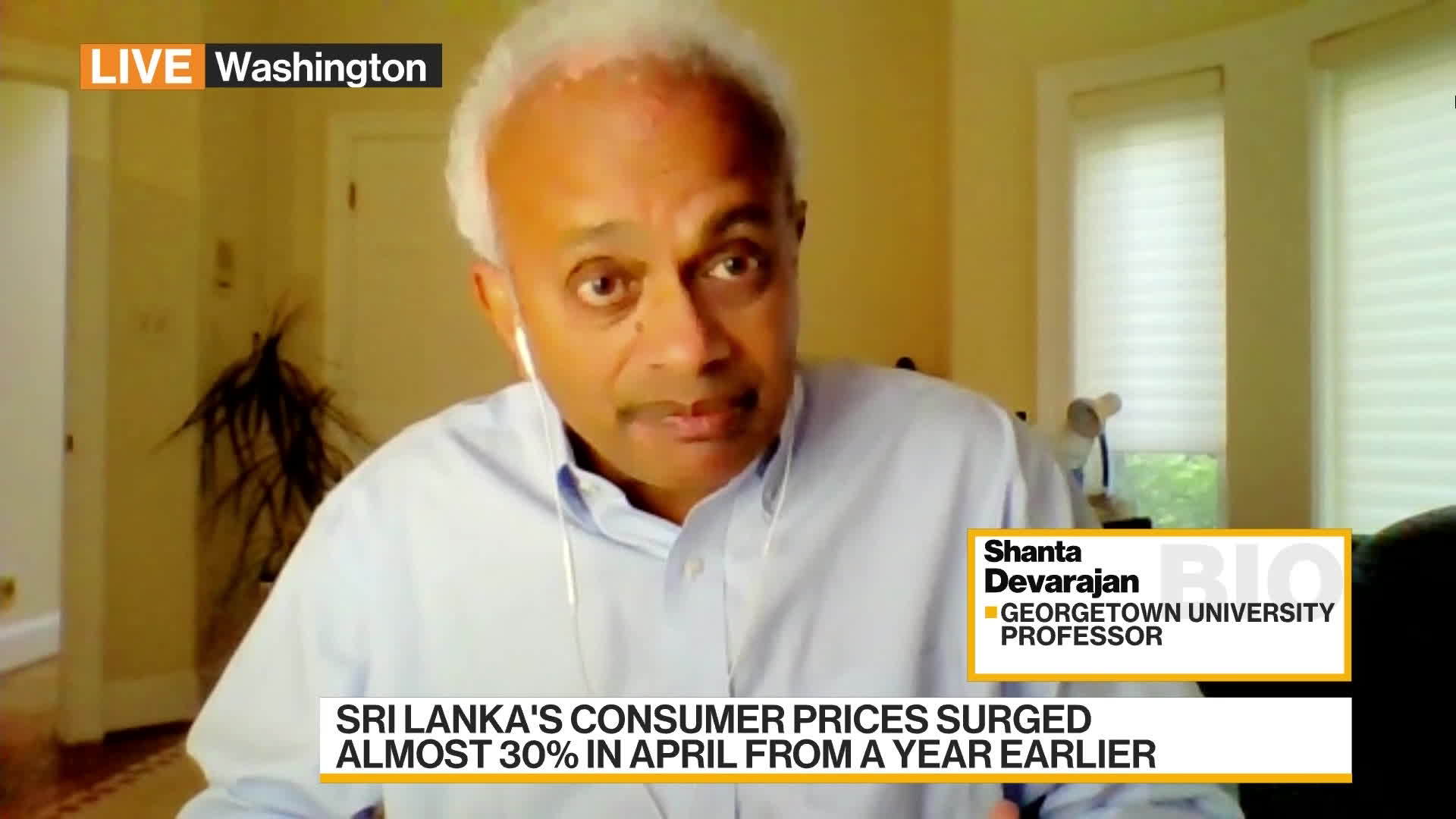 Watch Georgetown University's Devarajan on Sri Lanka - Bloomberg