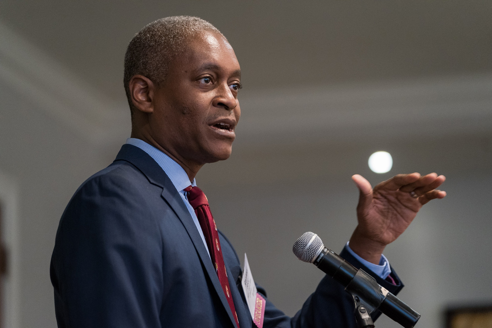 Fed’s Bostic Sees 2022 Rate Liftoff, Taper Call in a Few Months - Bloomberg