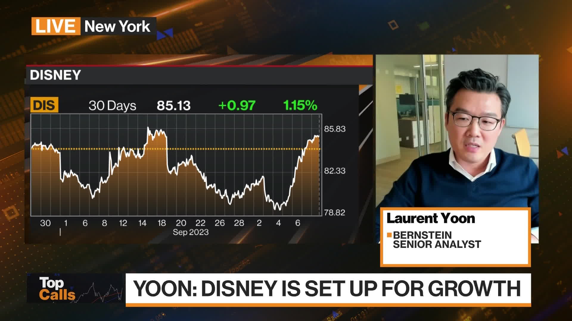 Watch Top Calls: Bernstein Rates Disney Outperform - Bloomberg