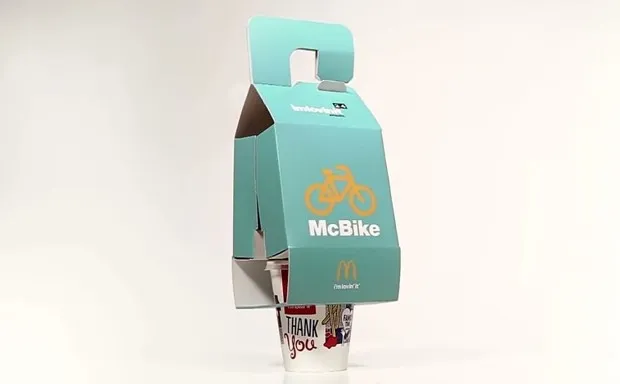 McDonald's New McBike Campaign Features Handlebar-Friendly Takeout ...