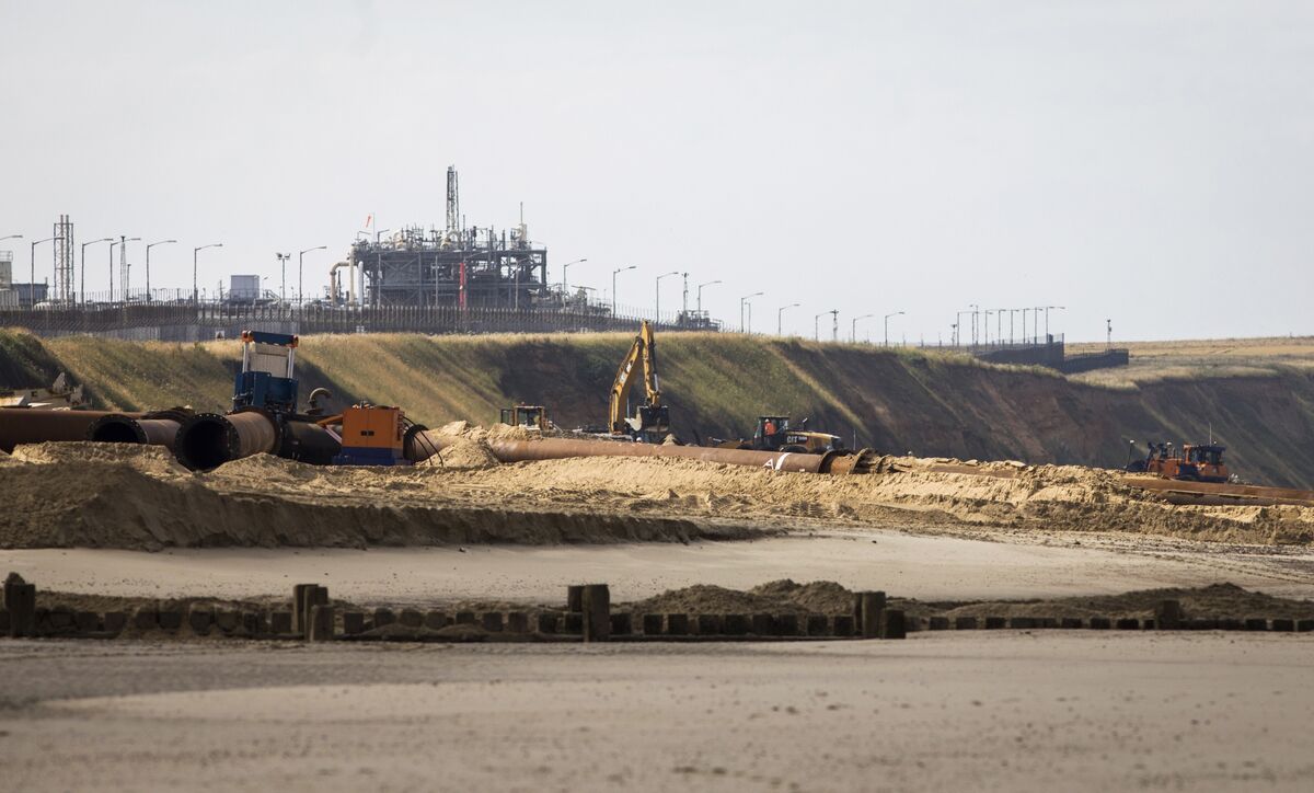 Can Millions of Tons of Sand Save a Gas Terminal From the Sea? - Bloomberg