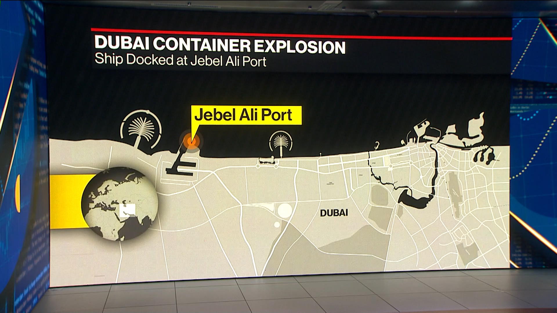 Watch Massive Blast at Dubai’s Jebel Ali Port - Bloomberg