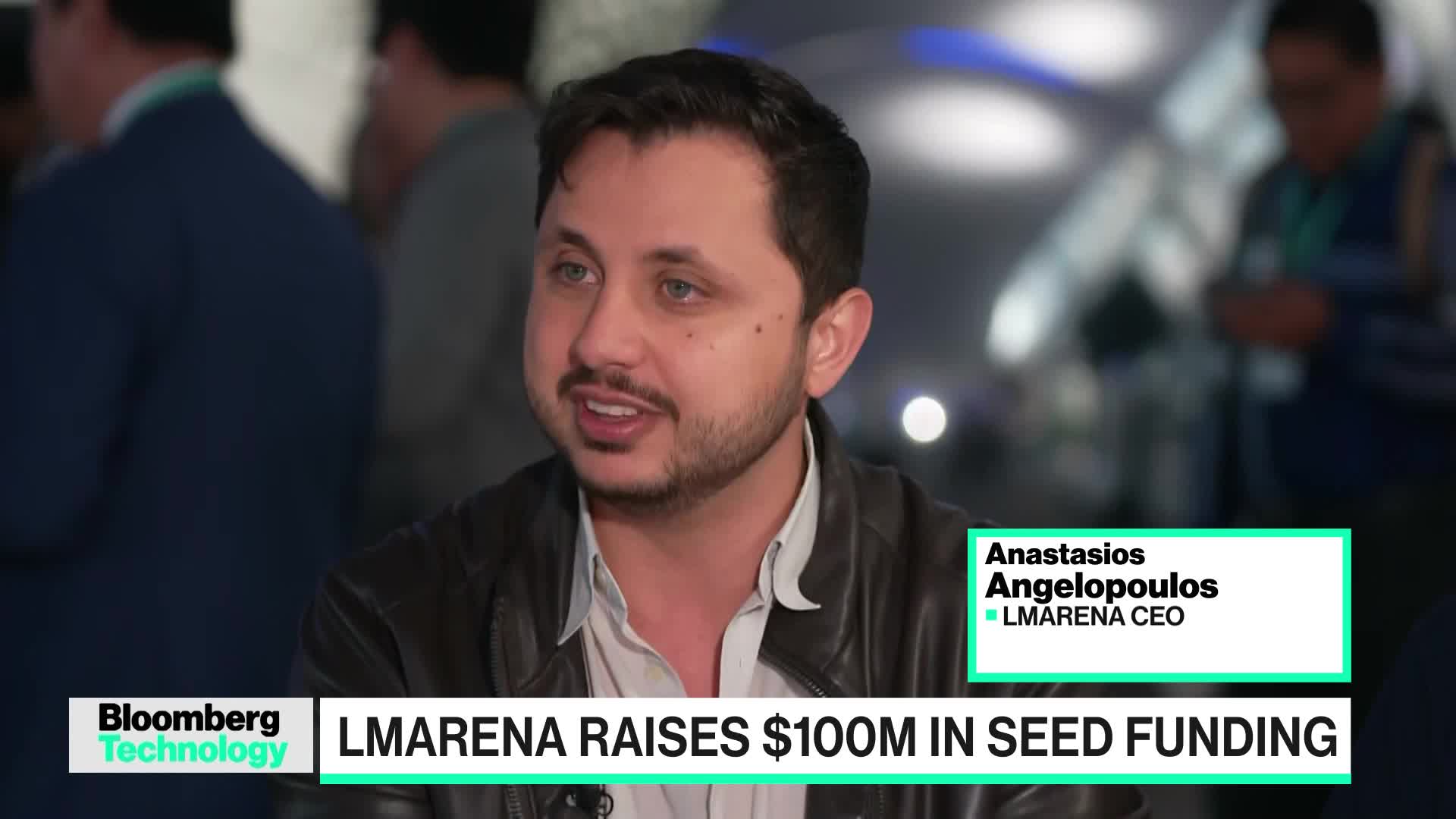 Watch LMArena Secures $100M in Seed Funding Led by A16z - Bloomberg