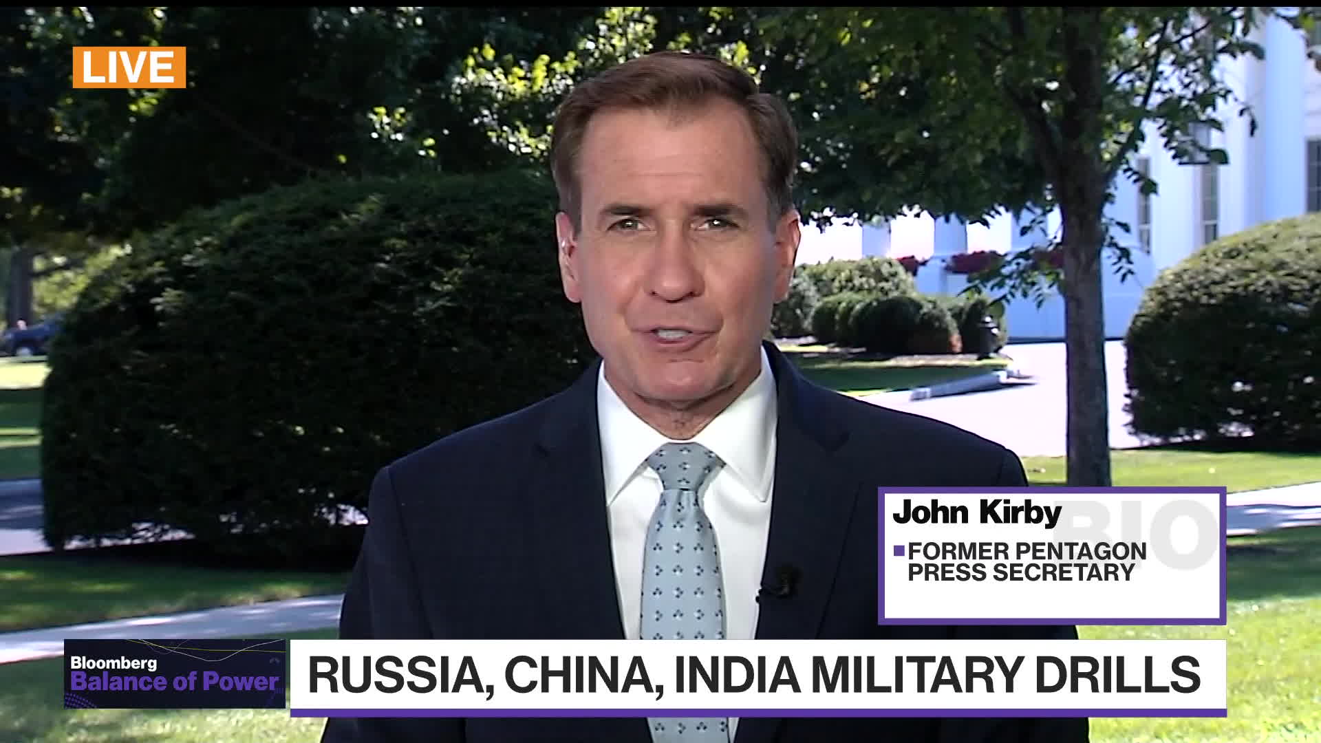 Watch Not a Time for 'Business as Usual' With Russia: Kirby - Bloomberg