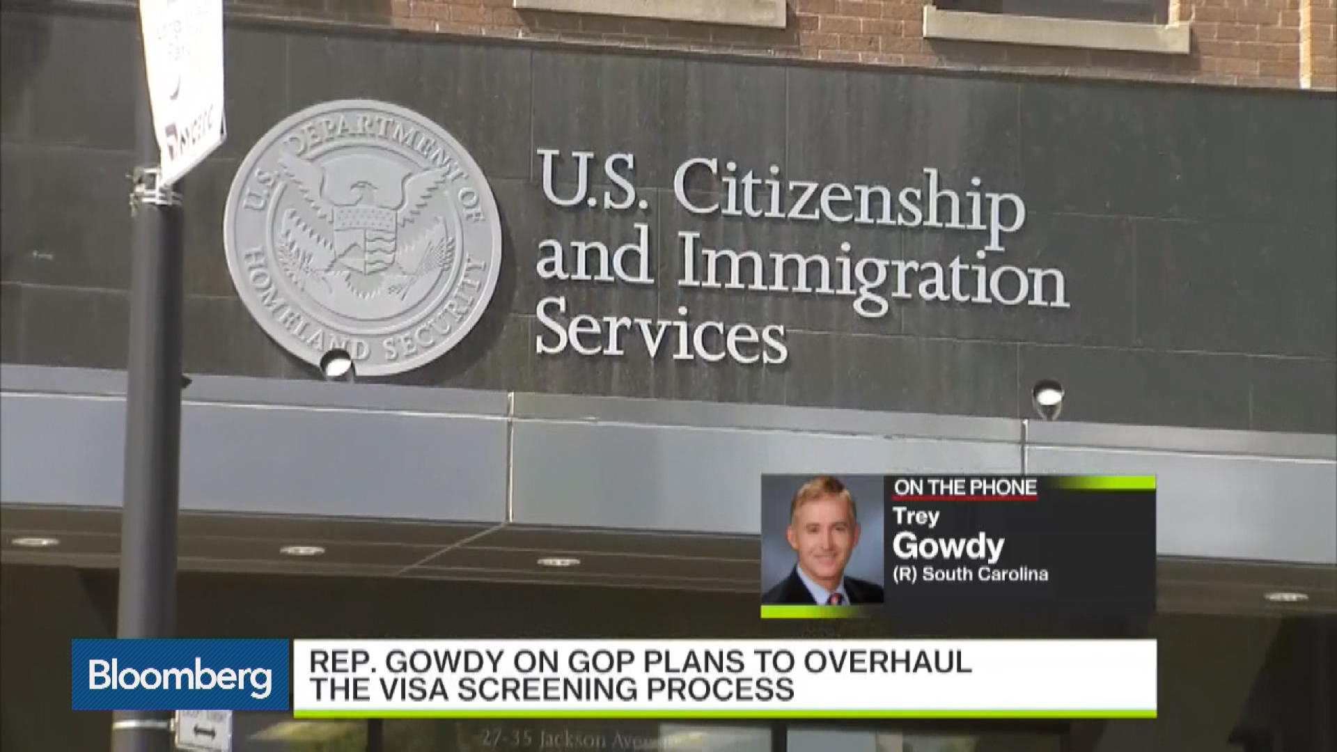 Watch GOP Plans to Overhaul Visa Screening Process - Bloomberg