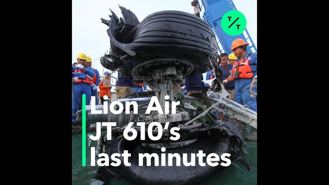 Why Did Lion Air Flight 610 Crash? New Report Details Struggle - Bloomberg