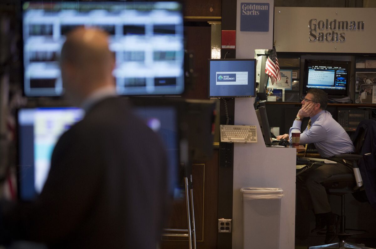 Goldman Says Stock Volatility `Still in Check' Despite Sell-Off - Bloomberg