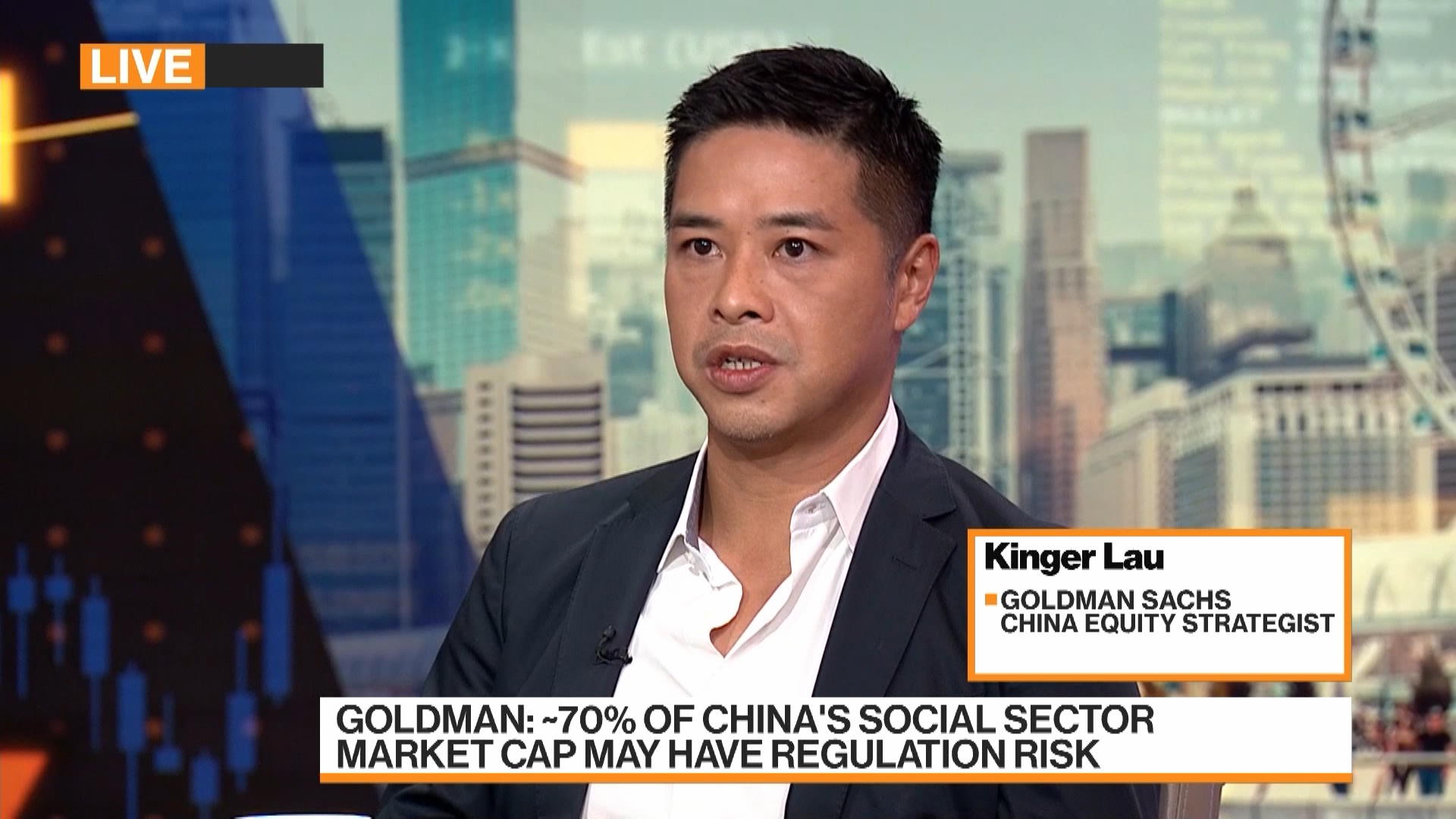 Watch Goldman Sachs China Strategist Kinger Lau on China Regulations ...