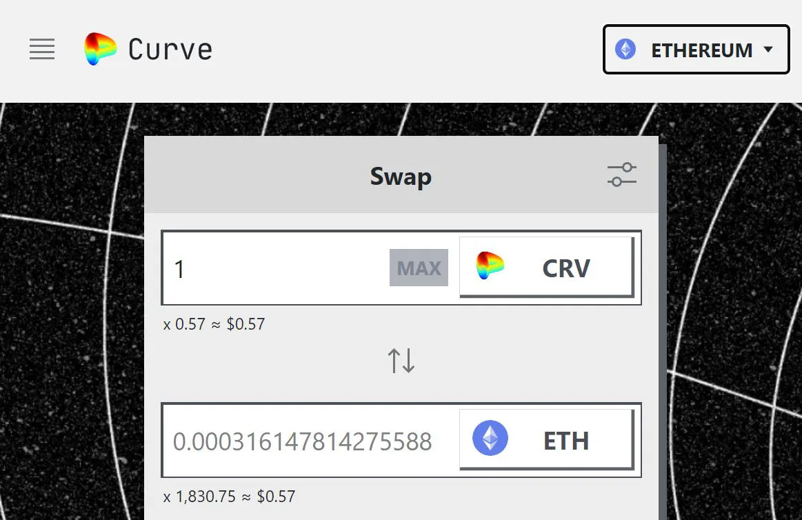 Crypto Market Unnerved by DeFi Exchange Curve’s Sinking CRV Token ... Crypto Market Unnerved by DeFi Exchange Curve’s Sinking CRV Token ...