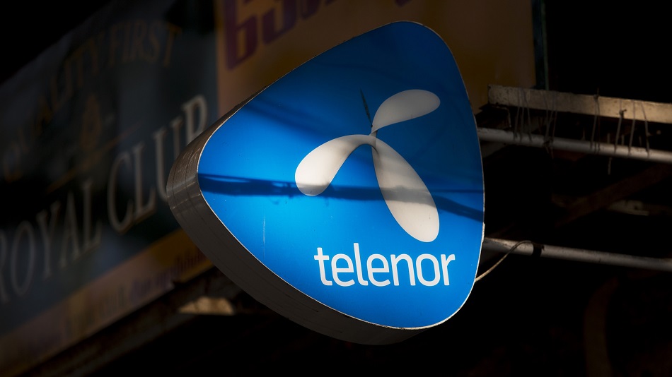 Telenor Blue Wallpaper