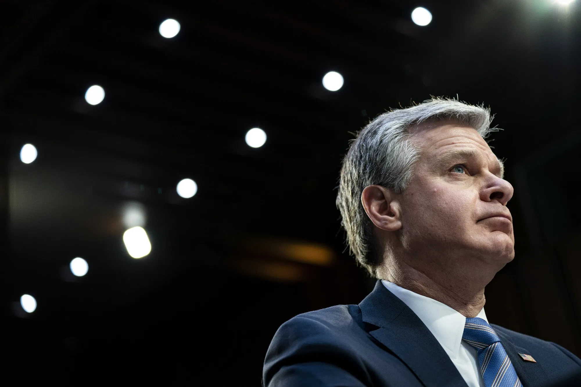 House Republicans Cancel Vote on Holding FBI’s Wray in Contempt - Bloomberg
