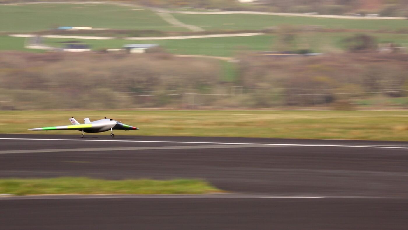 Drone Makes First Flight Guided Only by Air Jets - Bloomberg