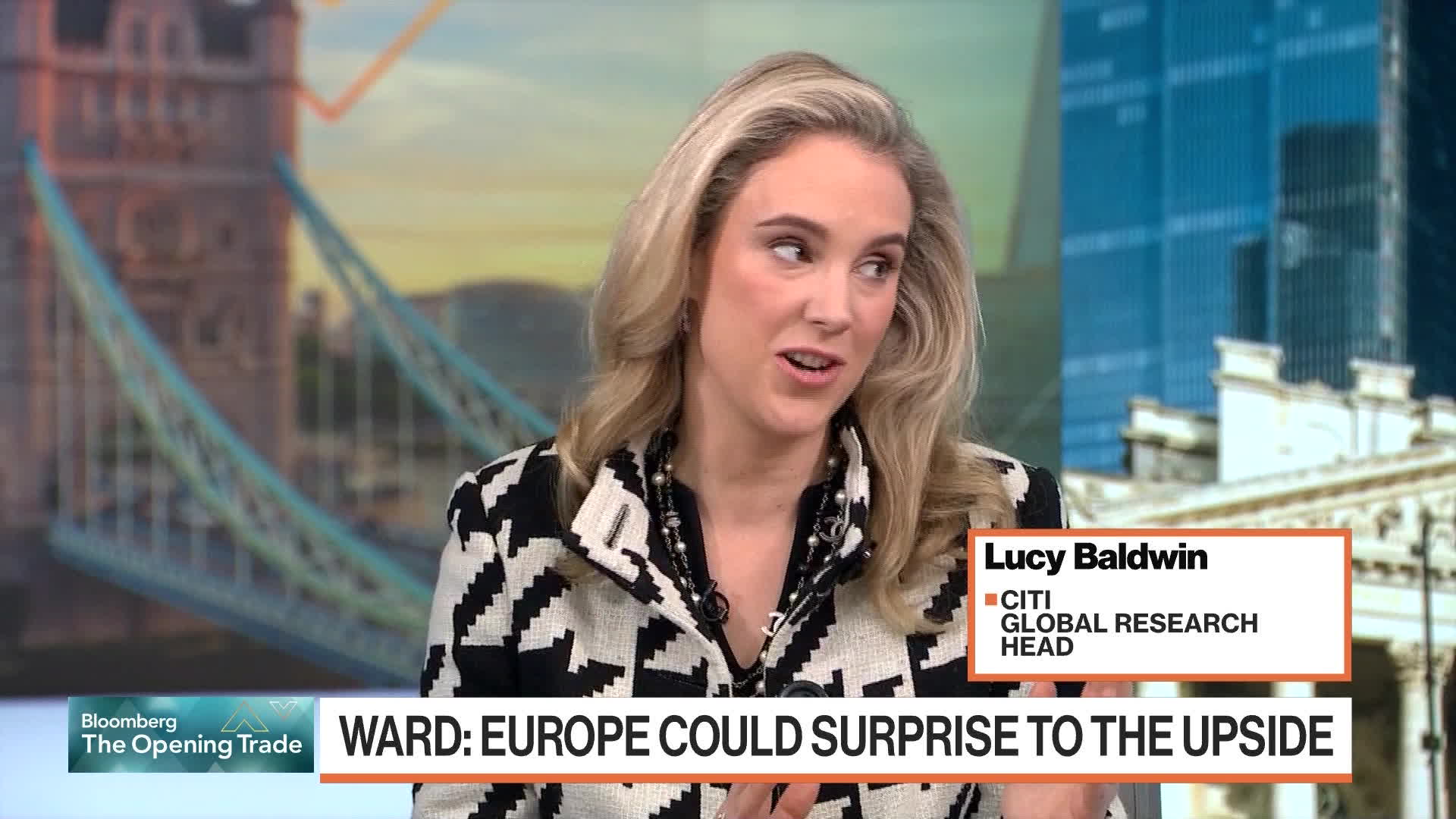 Watch Double-Digit Upside Potential for Europe, says Citi's Baldwin - Bloomberg