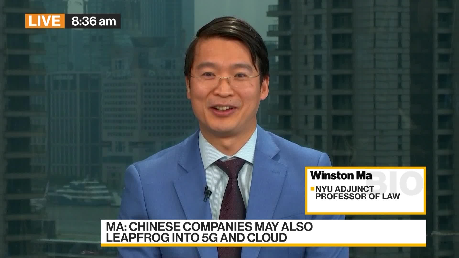 Watch NYU's Ma on US-China Tech Rivalry - Bloomberg