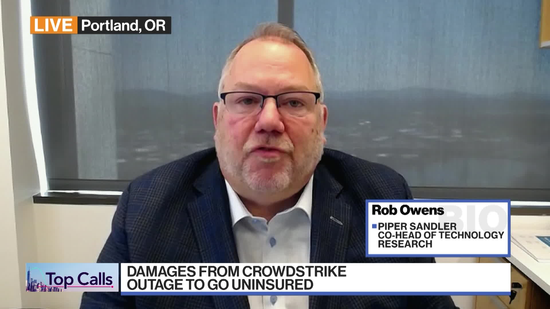 Watch Piper Sandler's Owens on Crowdstrike Aftermath - Bloomberg