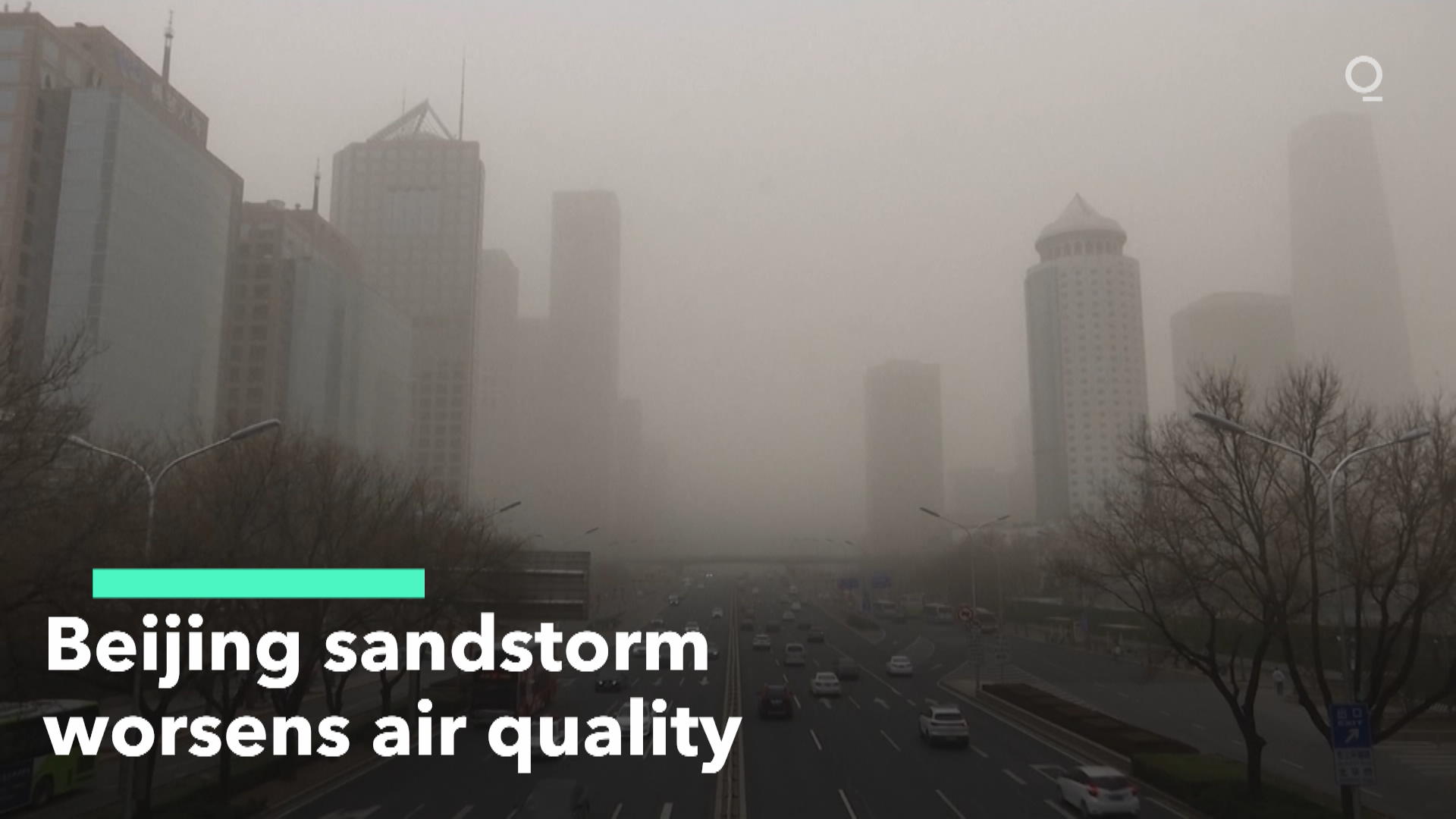 Watch Beijing Sandstorm Worsens Air Quality - Bloomberg