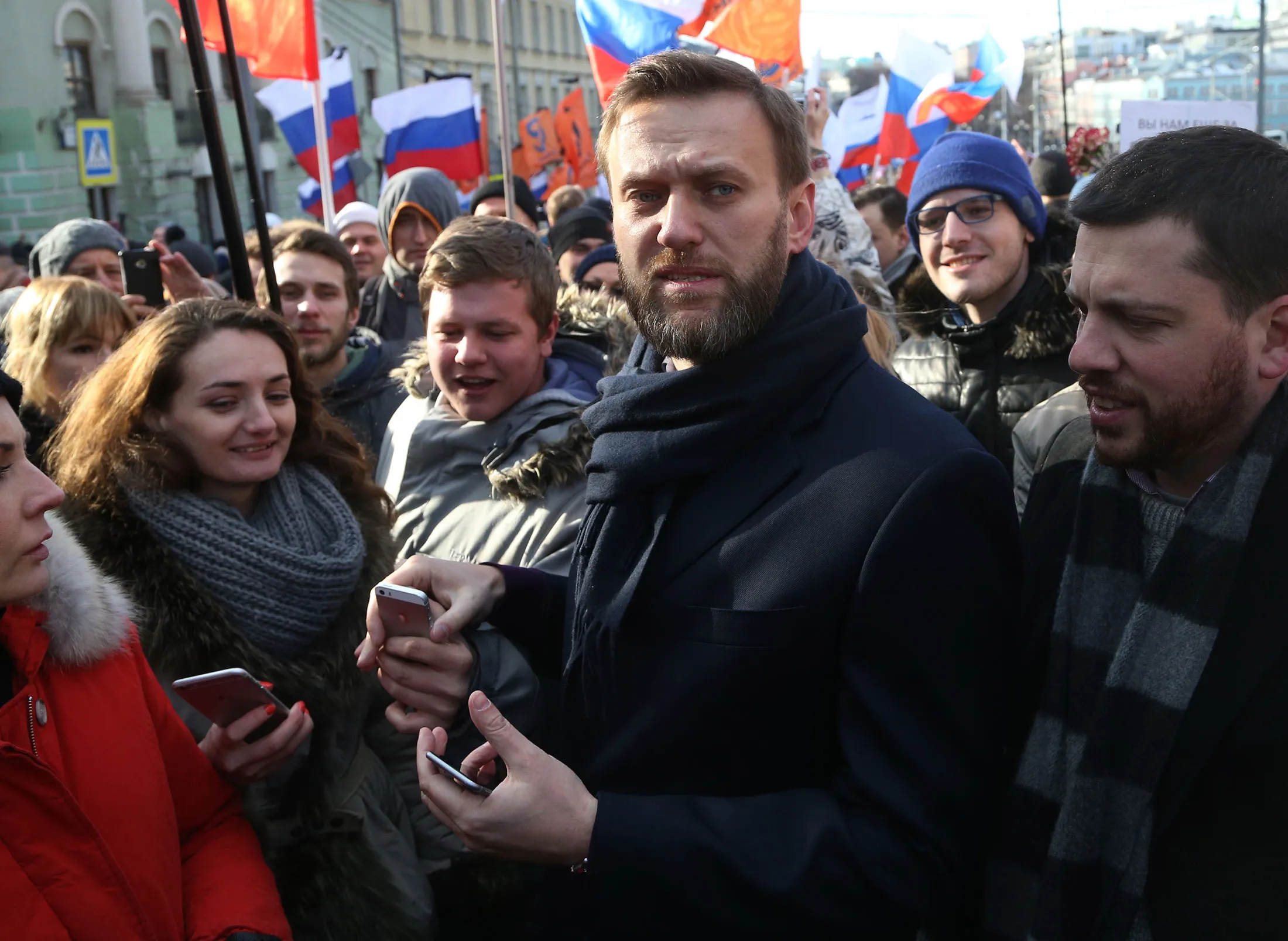 Putin’s Loudest Critic to Challenge Him. The Kremlin’s Happy - Bloomberg