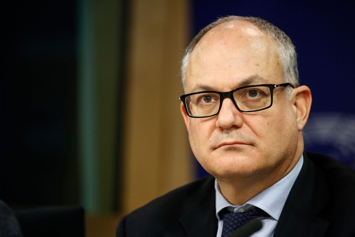 Italy’s Democratic Party Pushing Gualtieri for Top Finance Job - Bloomberg