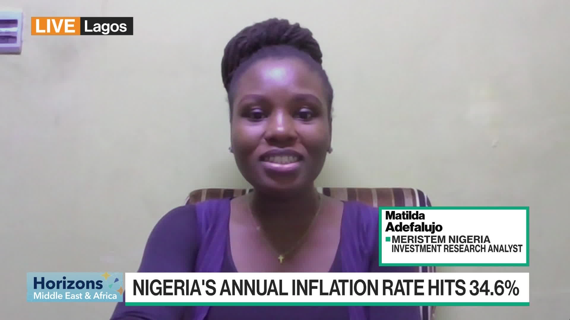 Watch Adefalujo: Nigeria Inflation Fight Not Over - Bloomberg