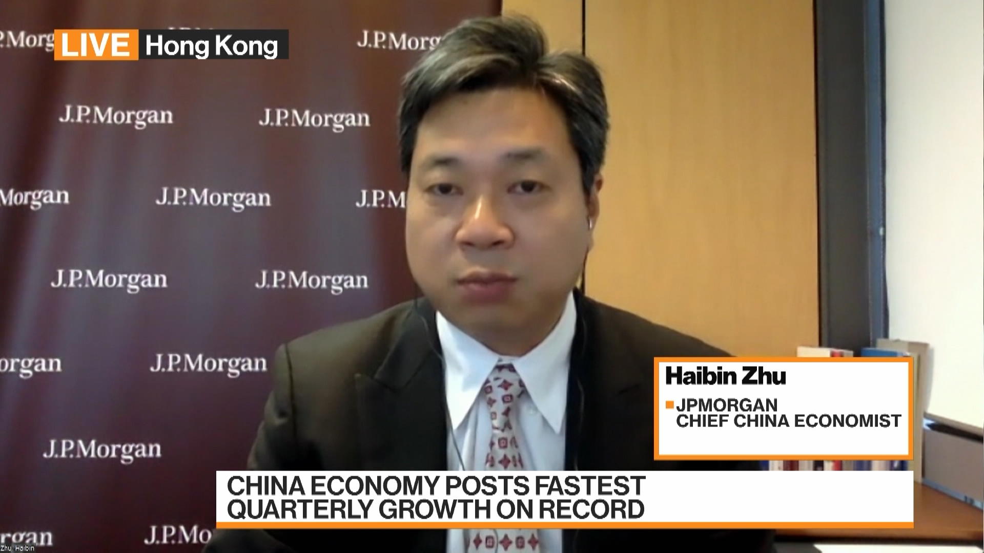Watch JPMorgan's Zhu on China's Economic Growth - Bloomberg