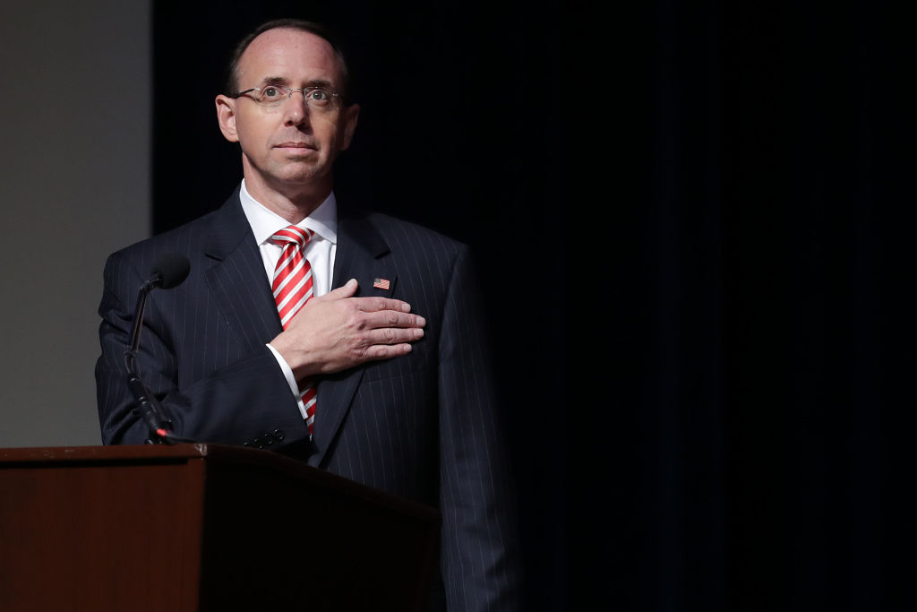 Rosenstein Protected Mueller by Bending Justice Department Rules ...