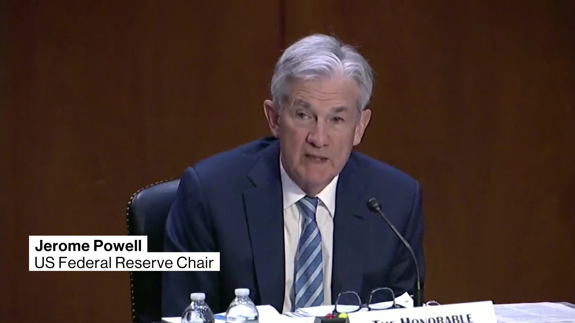 Watch Powell Says Rate Hikes Could Cause a Recession - Bloomberg