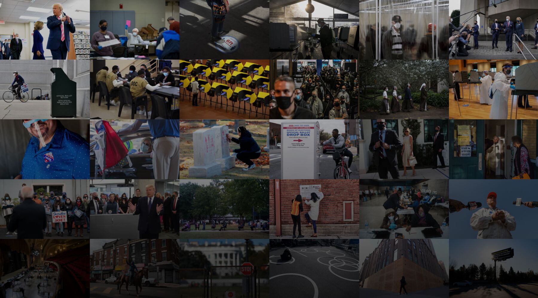 2020 Election: Photos and Scenes From America's Historic Day