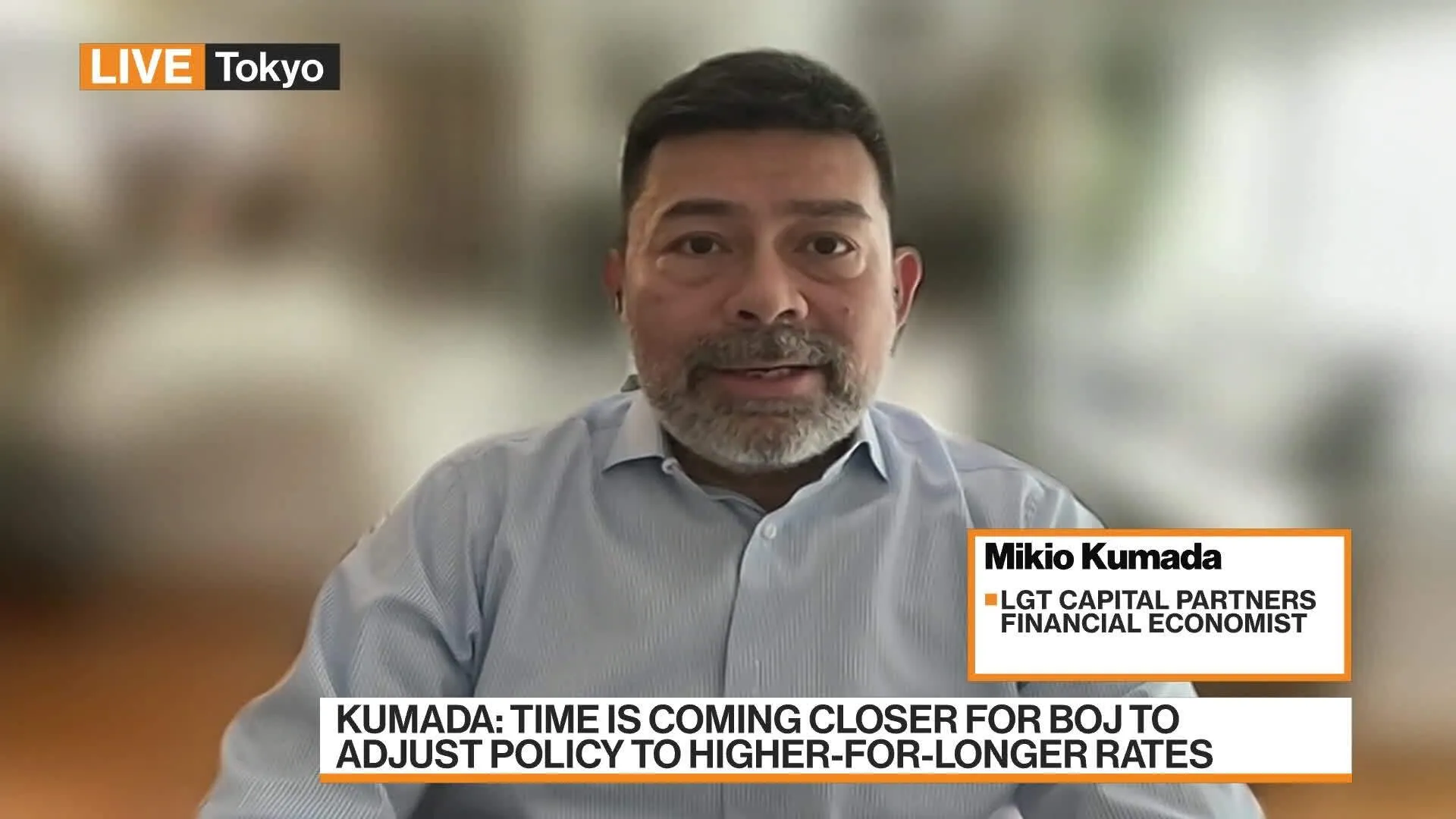 Watch LGT Capital Partners' Kumada on BoJ Policies - Bloomberg