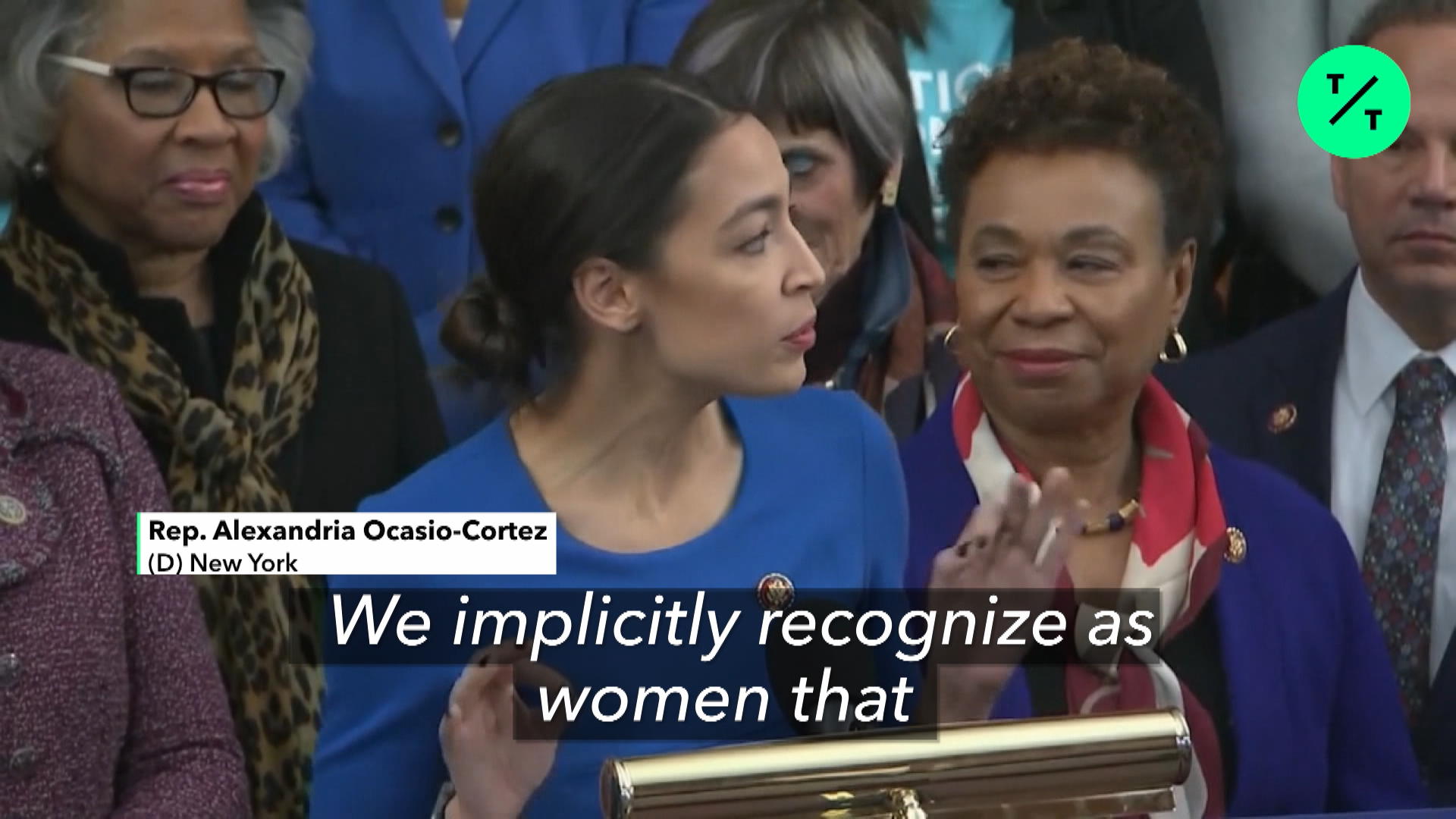 Watch AOC on the pay gap - Bloomberg
