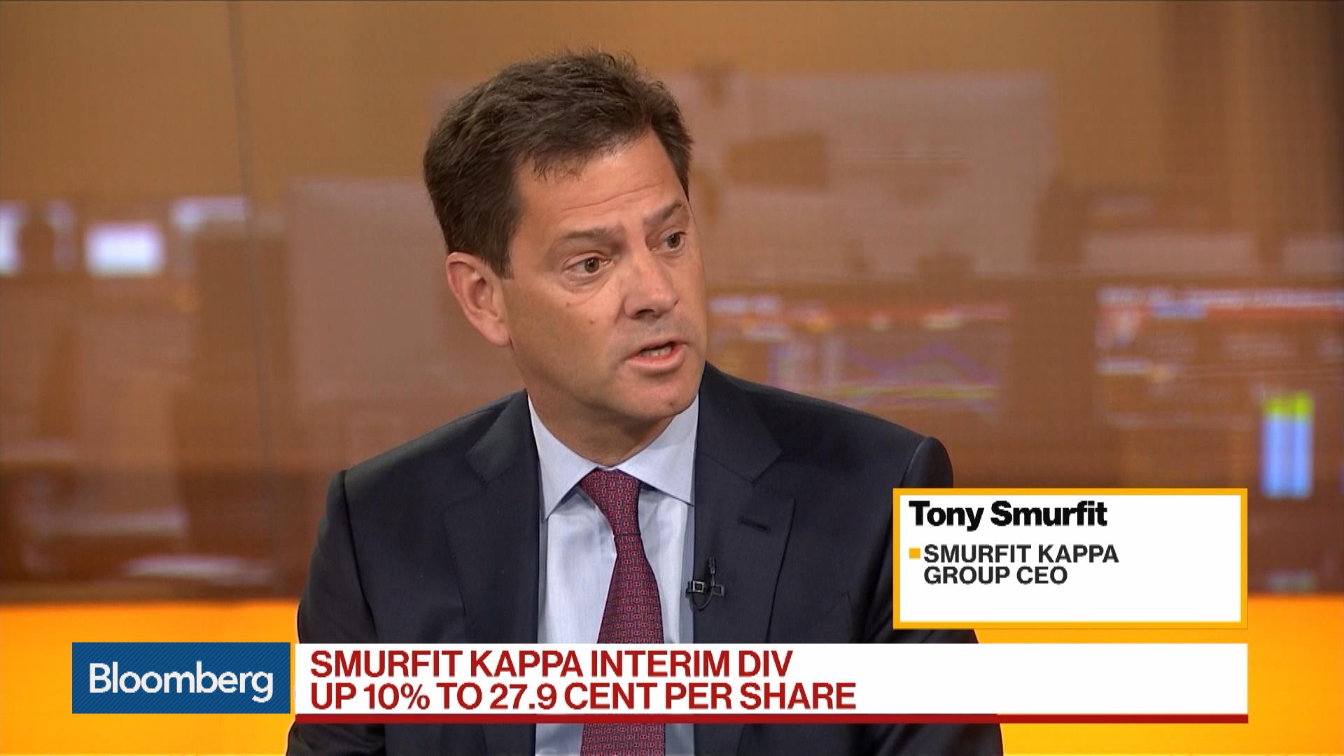 Watch Smurfit CEO Anthony Smurfit on Brexit, 1H - Bloomberg