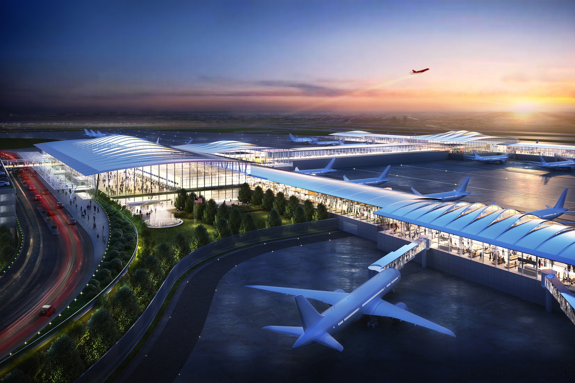 Kansas City Joins Airport Boom With 1 5 Billion Renovation Bloomberg Kansas City Joins Airport Boom With 1 5 Billion Renovation Bloomberg
