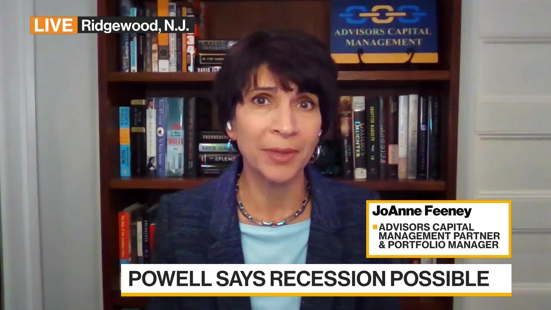 Watch Advisors Capital Mgmt's Feeney on Markets and Strategies - Bloomberg