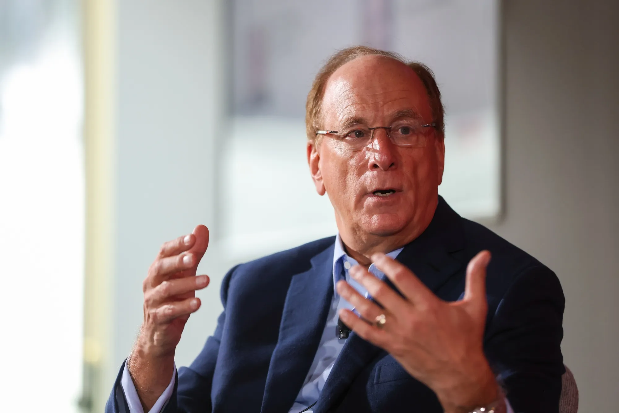 Larry Fink Sees ‘Stickier’ Inflation Not Going Below 4% Soon - Bloomberg